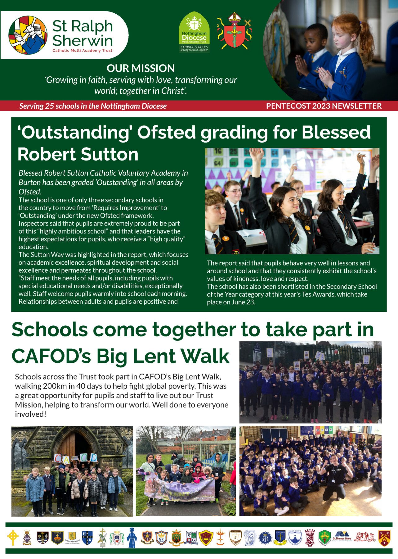 News from the Trust - St Marys Catholic Voluntary Academy - Marple Bridge